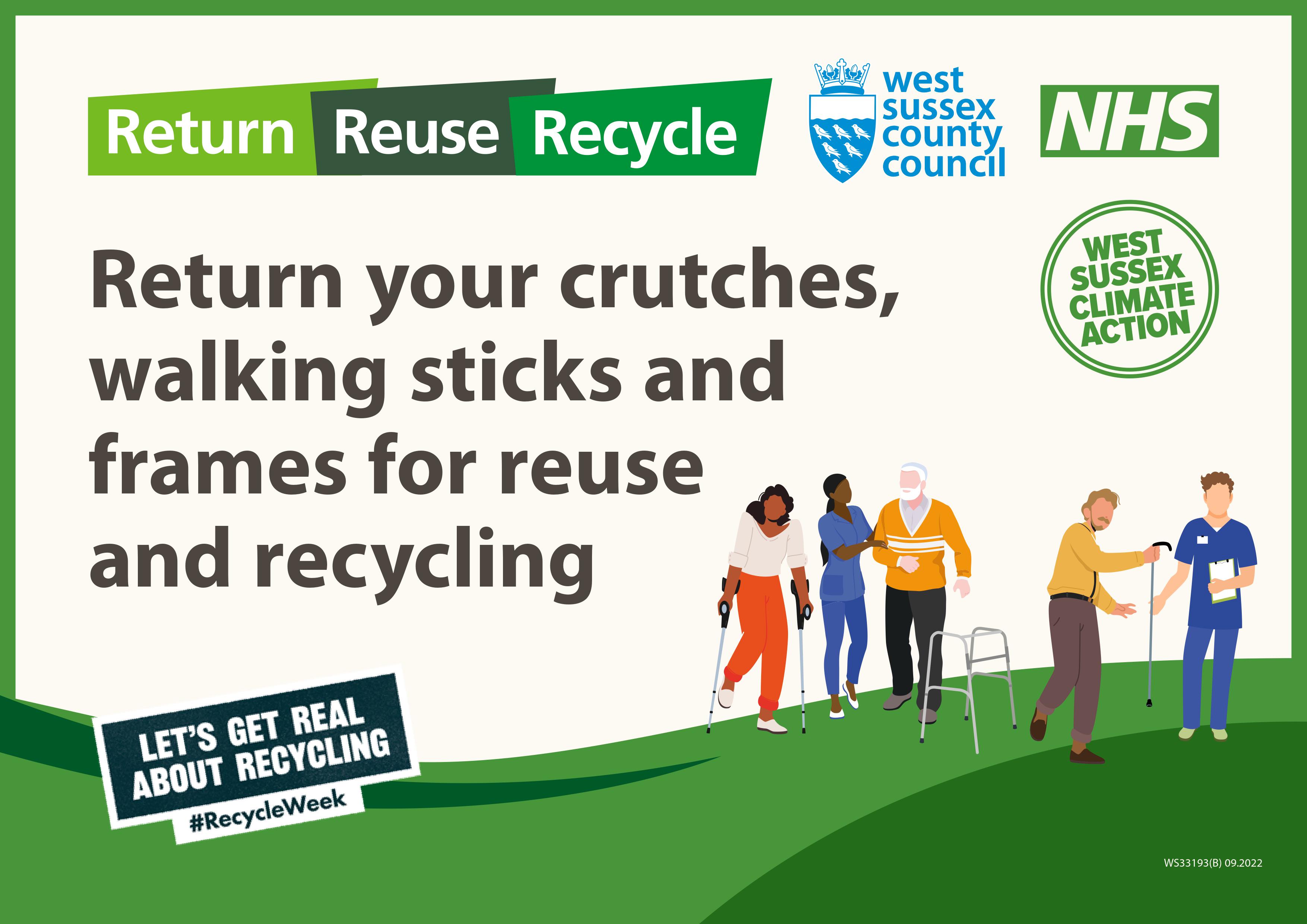 Return unused walking aids at our Recycling Centres - West Sussex ...