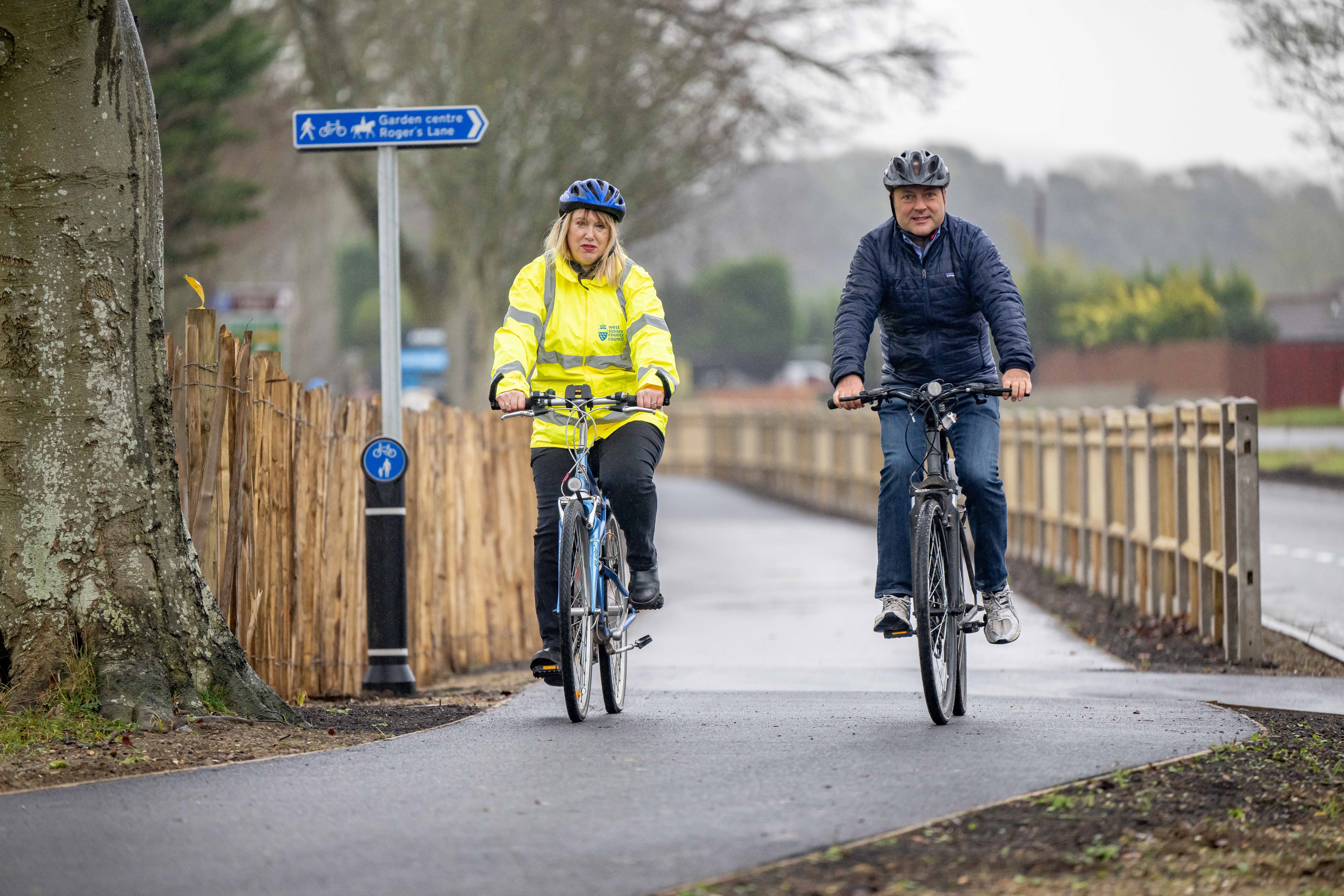 New Active Travel pathway in Findon Valley officially opens - West Sussex County Council