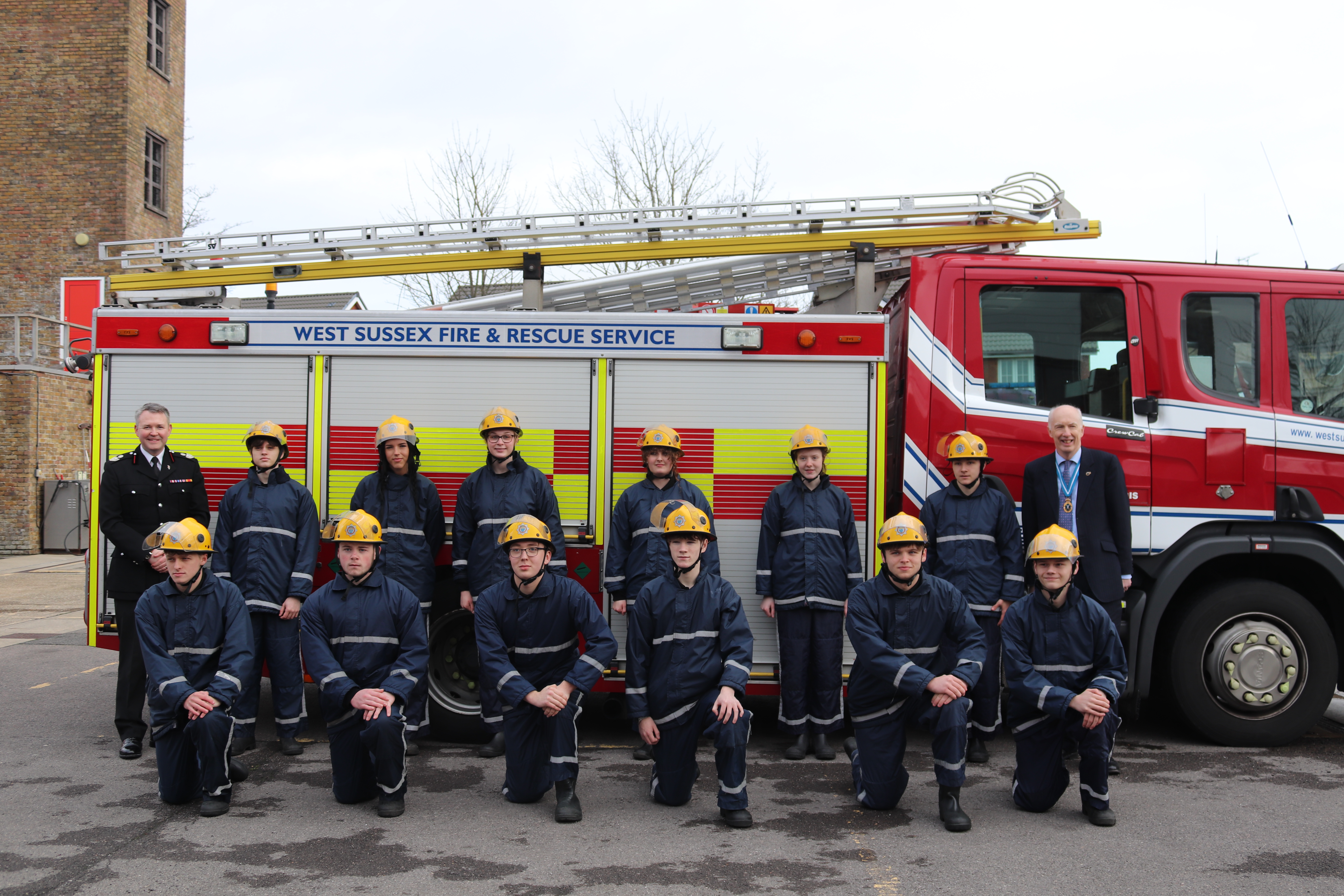 IGNITE students celebrate their success at Bognor Fire Station - West ...