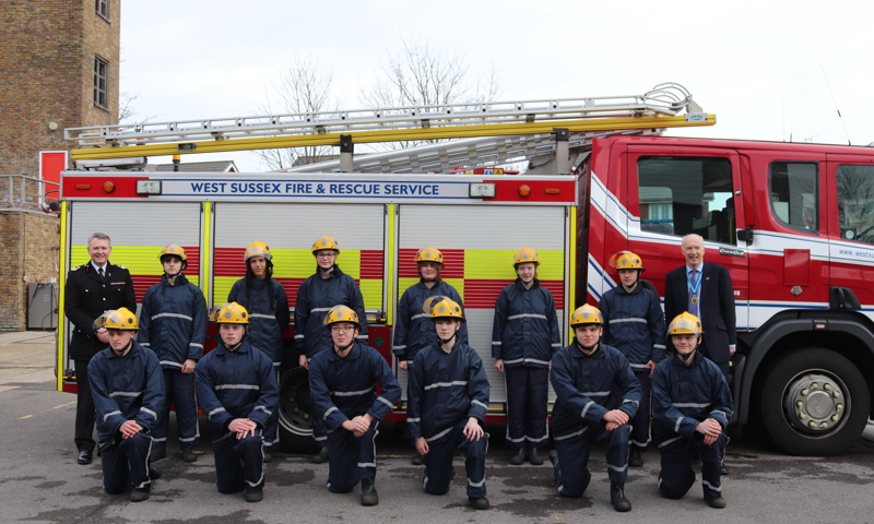 IGNITE students celebrate their success at Bognor Fire Station - West ...