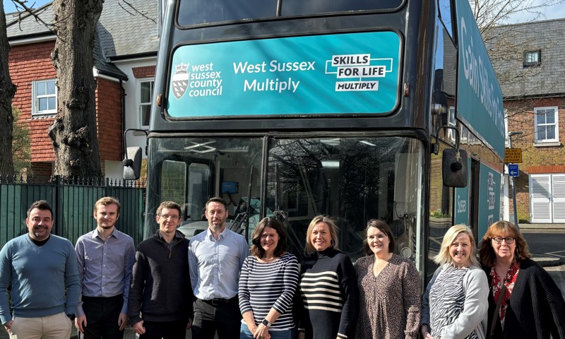 Adult Learning goes mobile with the Multiply bus roadshow - West Sussex ...