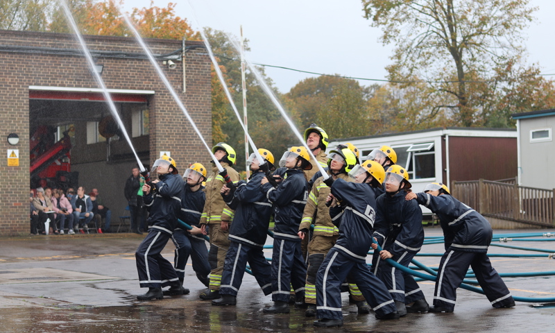 IGNITE students celebrate their success at Crawley Fire Station - West ...